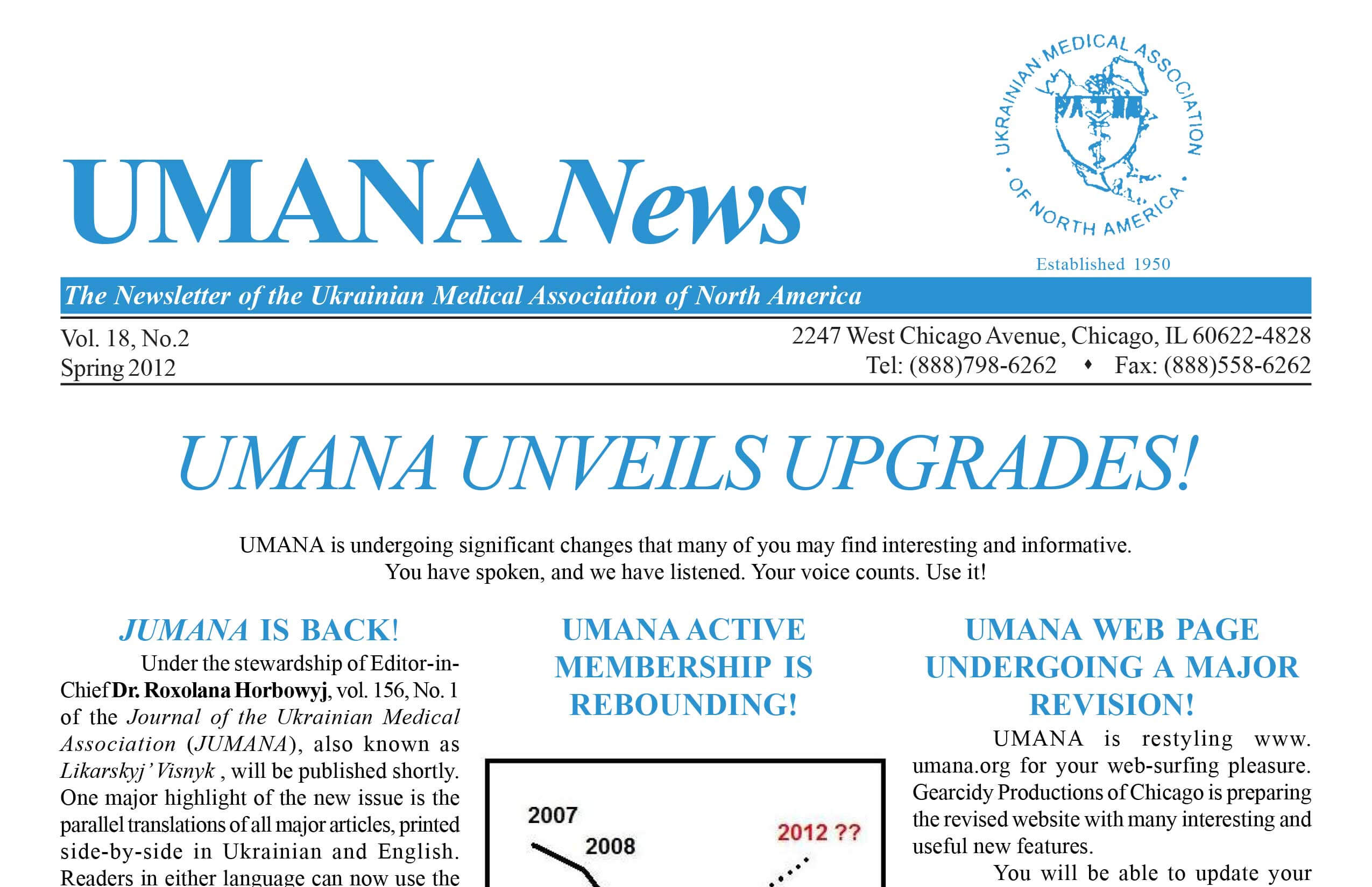UMANA News - Spring 2012 - UMANA