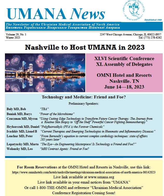 UMANANews Winter 2023 - UMANA