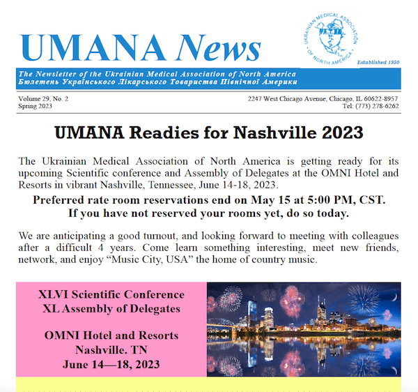 UMANANews Spring 2023 - UMANA